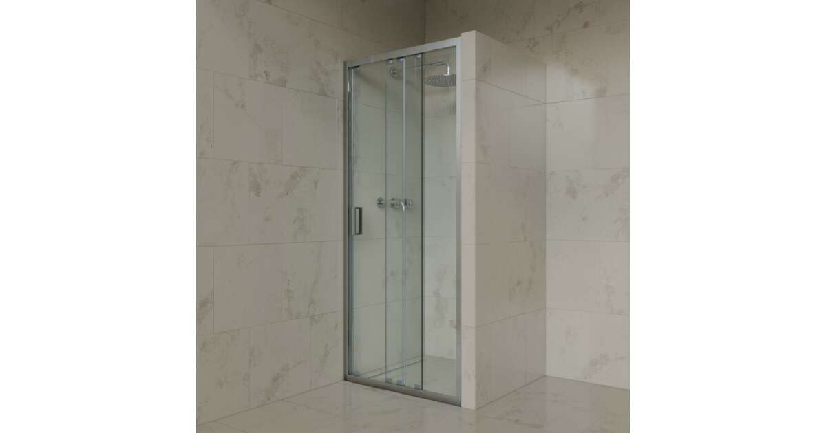 Welland Zuhanyajtó - TSD-80 - Elhúzható - 80 cm | Pepita.hu