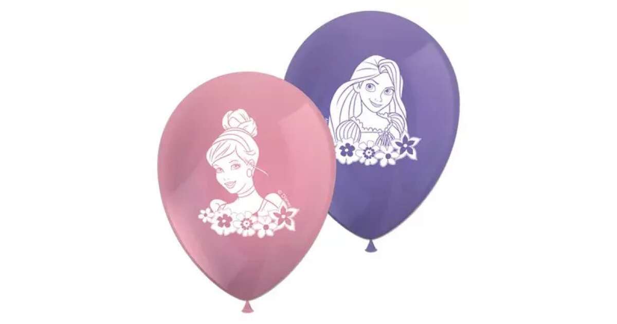 Disney Hercegnők léggömb lufi rajz 8 db-os | Pepita.hu