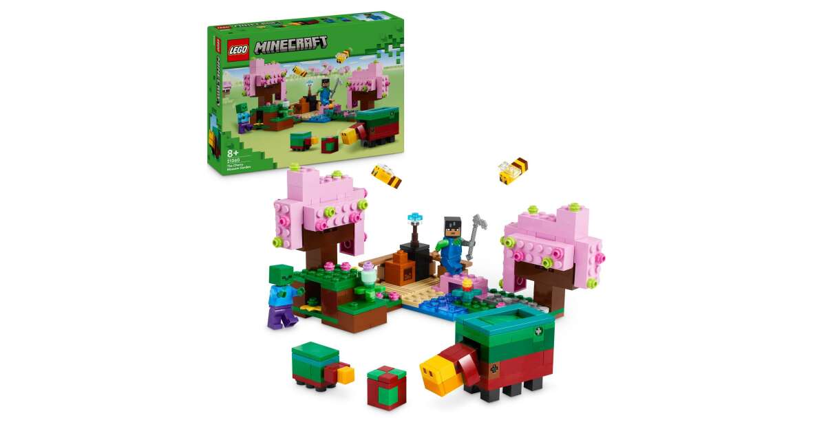 Csomagolássérült! - LEGO® Minecraft A cseresznyevirágos kert 21260 ...