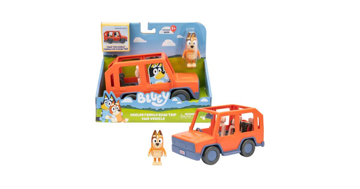 Bluey: Family car with figure | Pepita.com