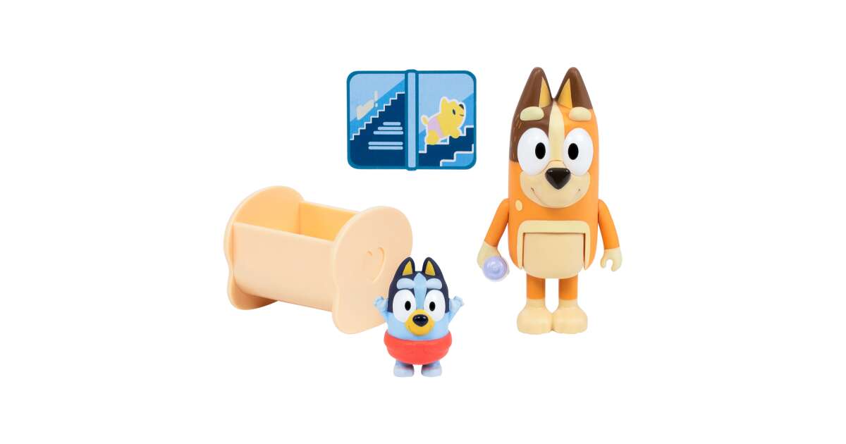 Bluey: Double Figure Pack - Baby Bluey and Chilli | Pepita.com