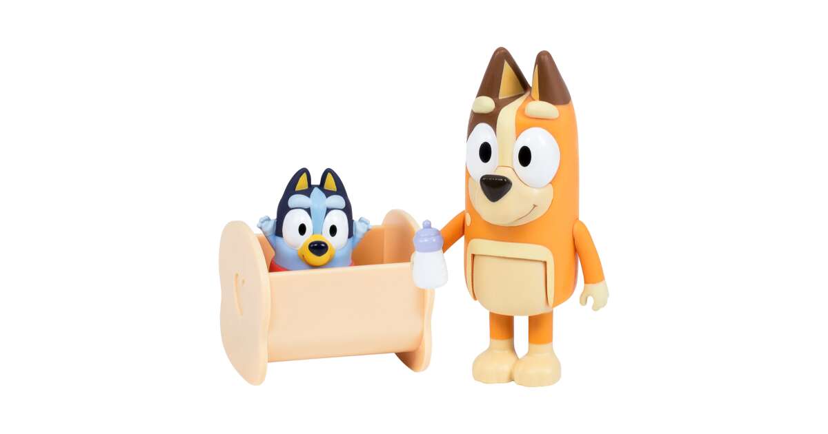 Bluey: Double Figure Pack - Baby Bluey and Chilli | Pepita.com