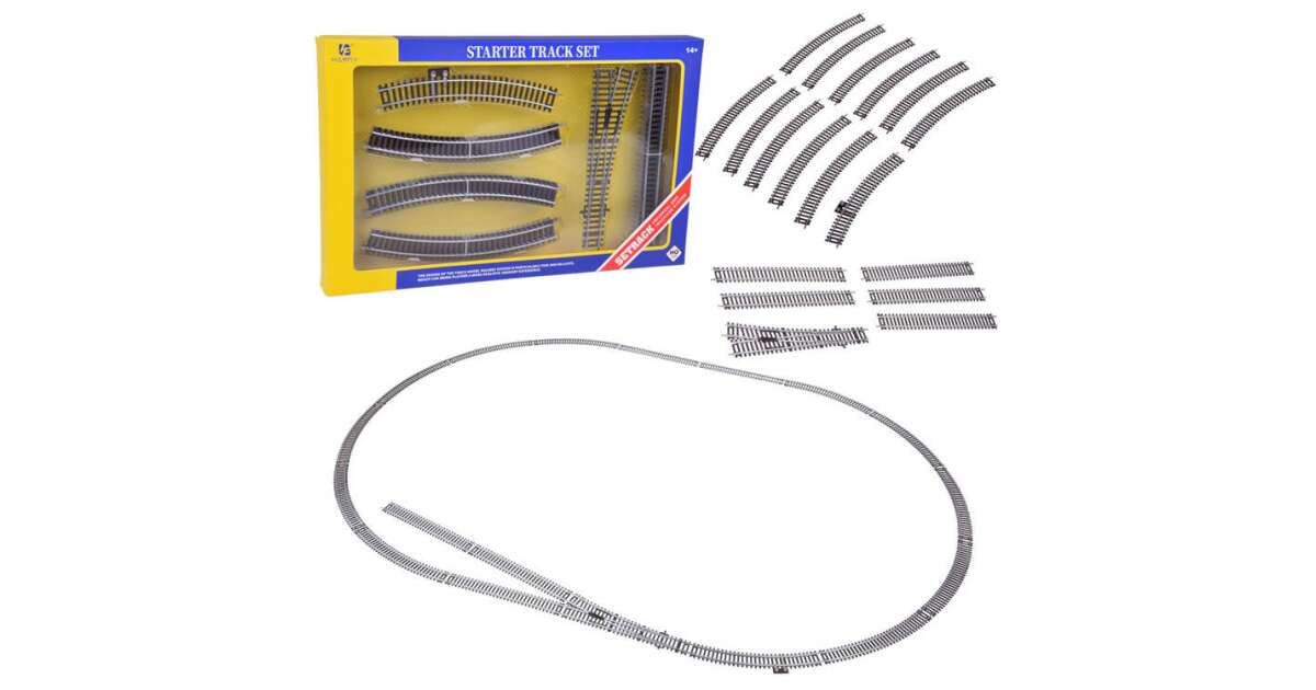 Setrack H0 Modellvasút Sínszett - 3 méteres Ovális Pálya | Pepita.hu