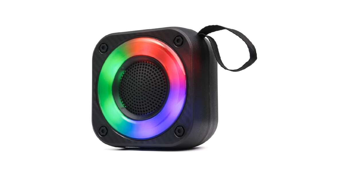 ZQS1205 RGB LED Bluetooth hangszóró - kompakt méretű hangszóró minden ...