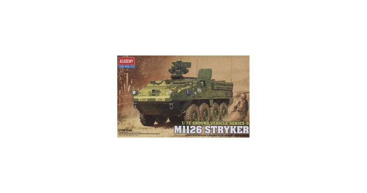 Academy M1126 Stryker Harckocsi Modell – 1:72 | Pepita.hu