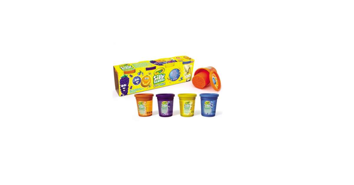 Crayola Silly Scents Gyurma - 4 db Illatos Gyurma | Pepita.hu