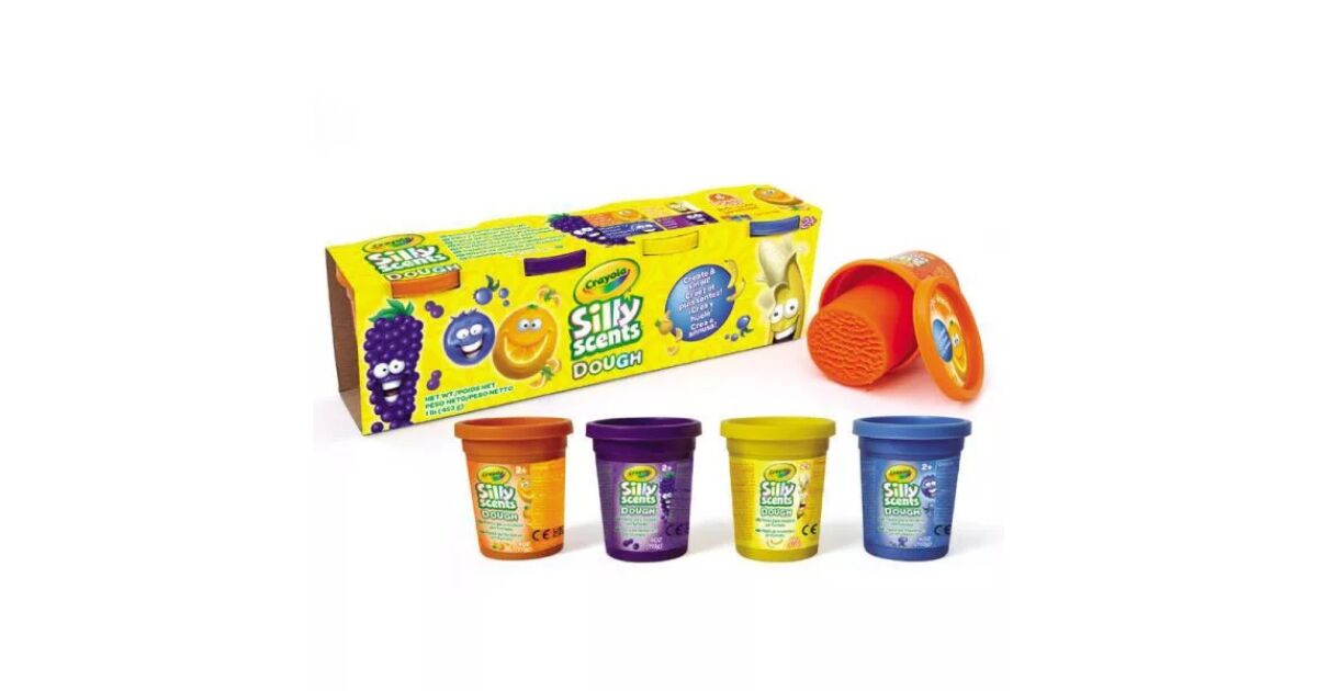 Crayola Silly Scents Gyurma - 4 db Illatos Gyurma | Pepita.hu