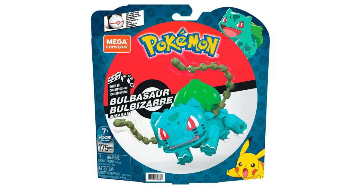 Mattel Mega Construx Pokémon Bulbasaur Építőjáték - 175 db | Pepita.hu