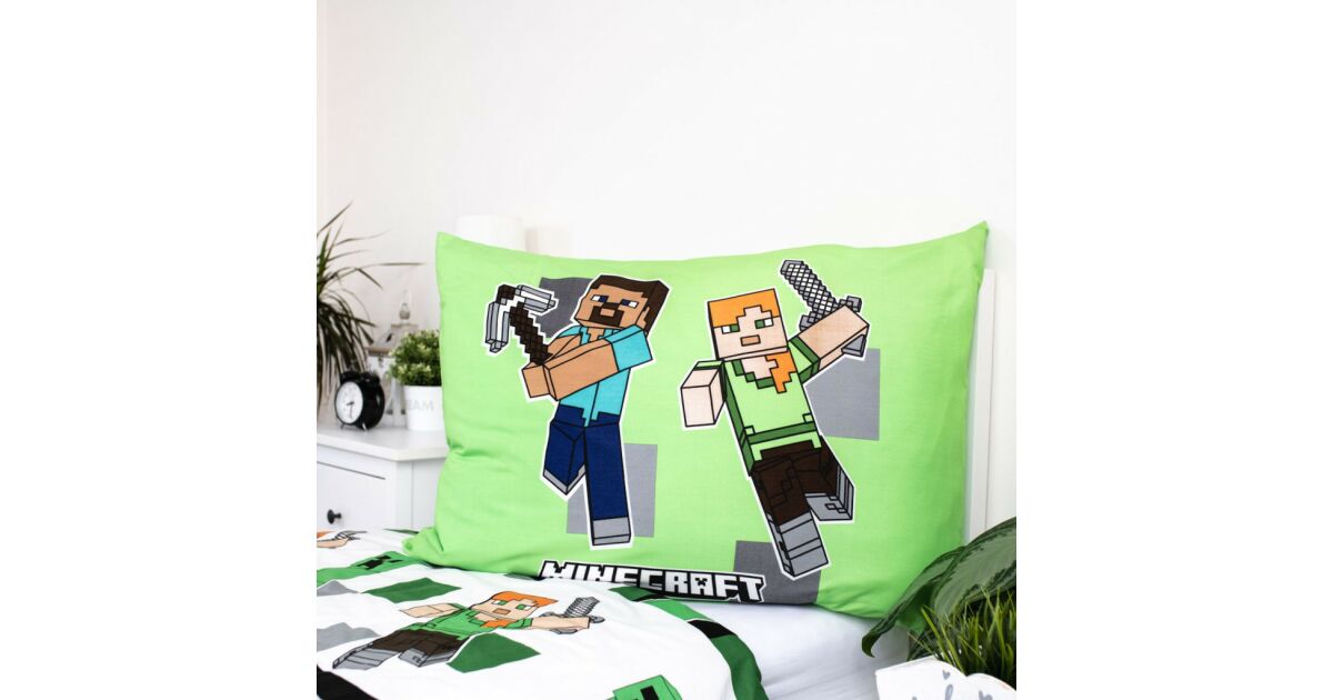 Minecraft plachta Out of the Box 140×200cm, mikrovlákno 70×90 cm ...