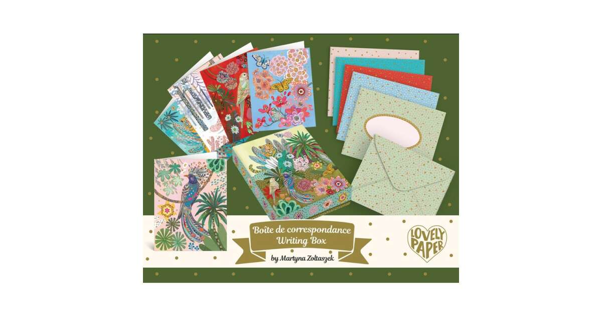 Lovely Paper - Martyna Zsólyaszek - Levelezőkészlet - 10 db | Pepita.hu