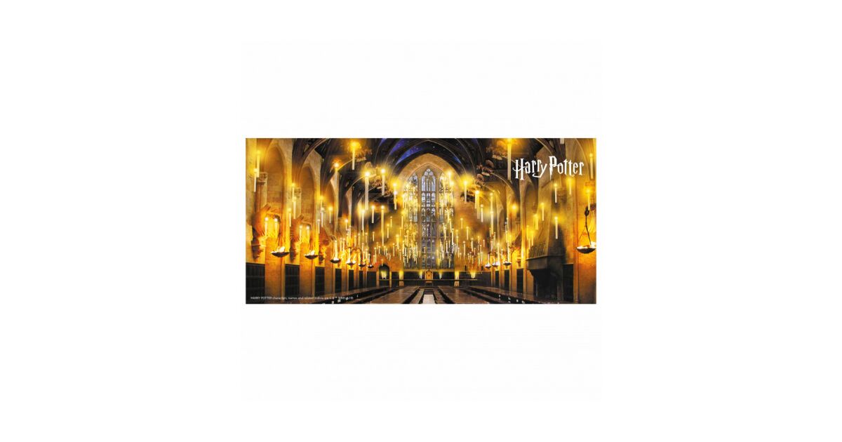Porcelán bögre Harry Potter - Roxfort Nagyterem 320 ml, LICENCES ...