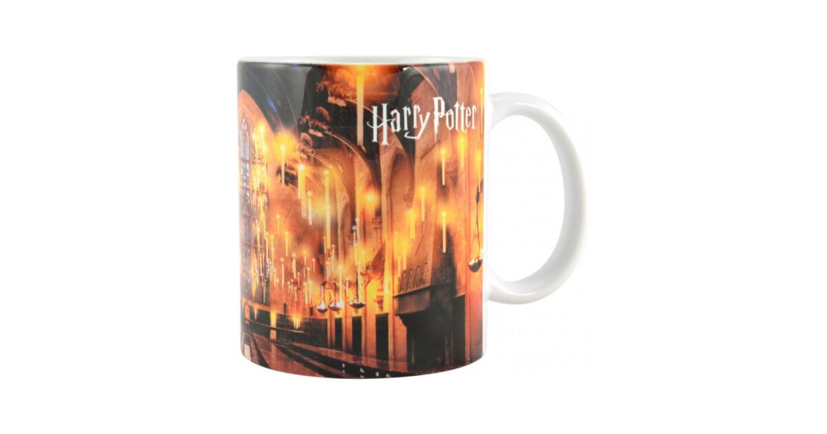 Porcelán bögre Harry Potter - Roxfort Nagyterem 320 ml, LICENCES ...