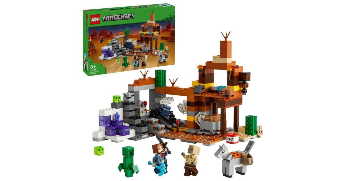 Lego Minecraft A pusztasági bánya (21263) (Lego21263) | Pepita.hu