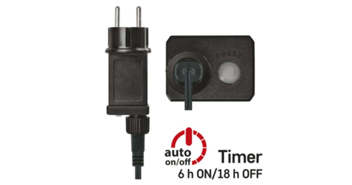 LED Christmas light string, flashing, 8 m, outdoor and indoor, warm ...