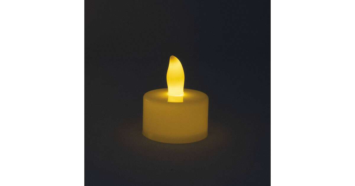 12 darabos ledes teamécses készlet – LED gyertya, meleg fehér | Pepita.hu