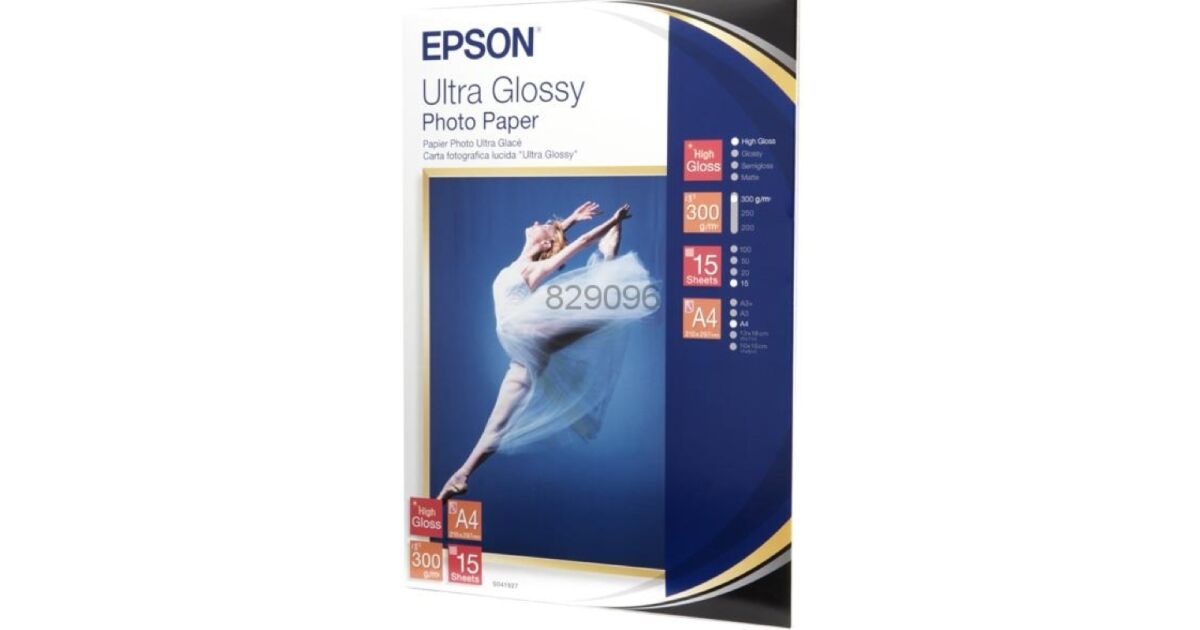 Epson Ultra Glossy Fotópapír - A4 - 300g/m² - 15 lap | Pepita.hu