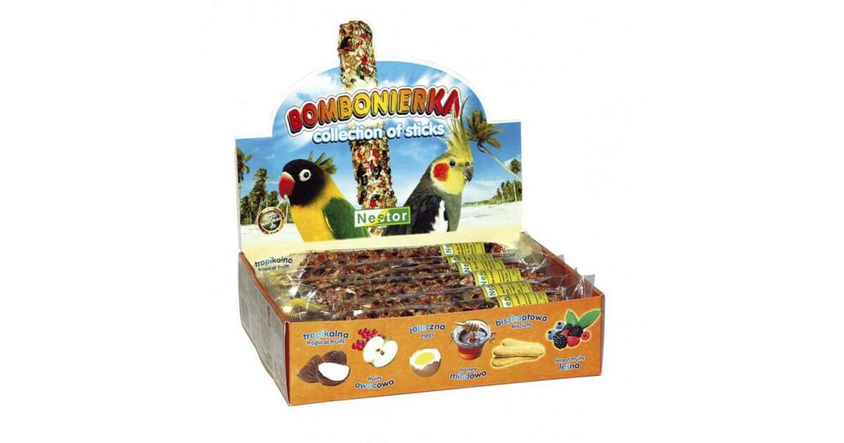 Nestor Bonbonierka Nagypapagájnak 65gr | Pepita.hu