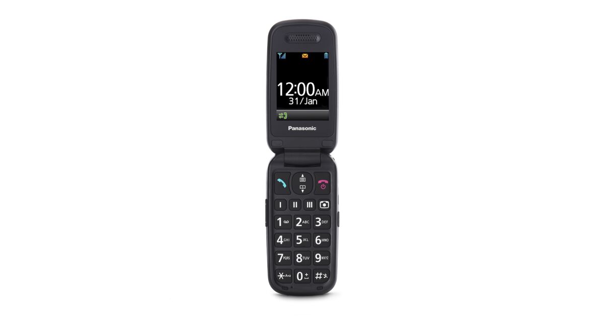 Panasonic KX-TU446EXB Senior hagyományos Mobiltelefon, fekete | Pepita.hu