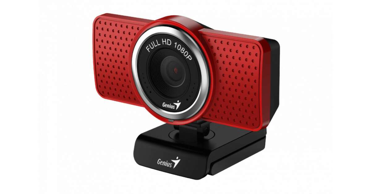 Genius eCam 8000 Webkamera Red | Pepita.hu