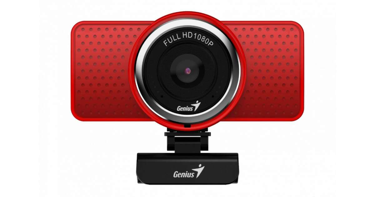 Genius eCam 8000 Webkamera Red | Pepita.hu