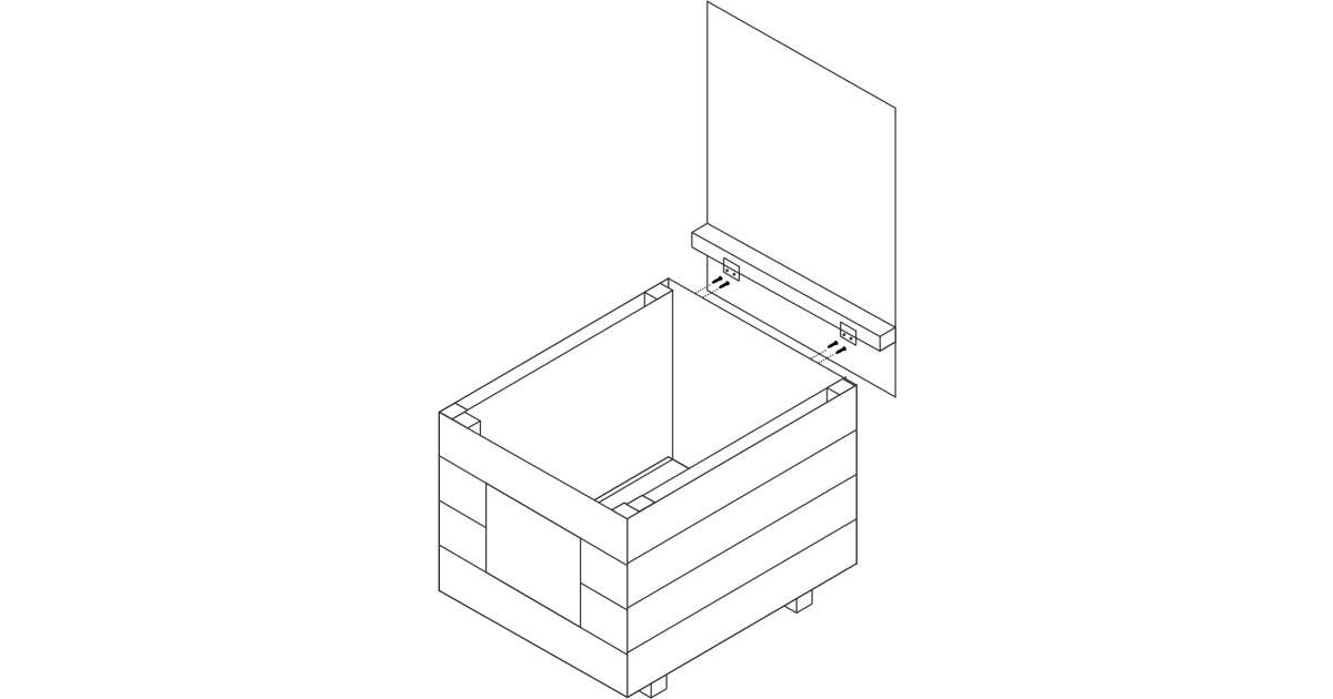 Casă pentru pisici izolată cu acoperiș plat și izolată, cu stâlp de ...