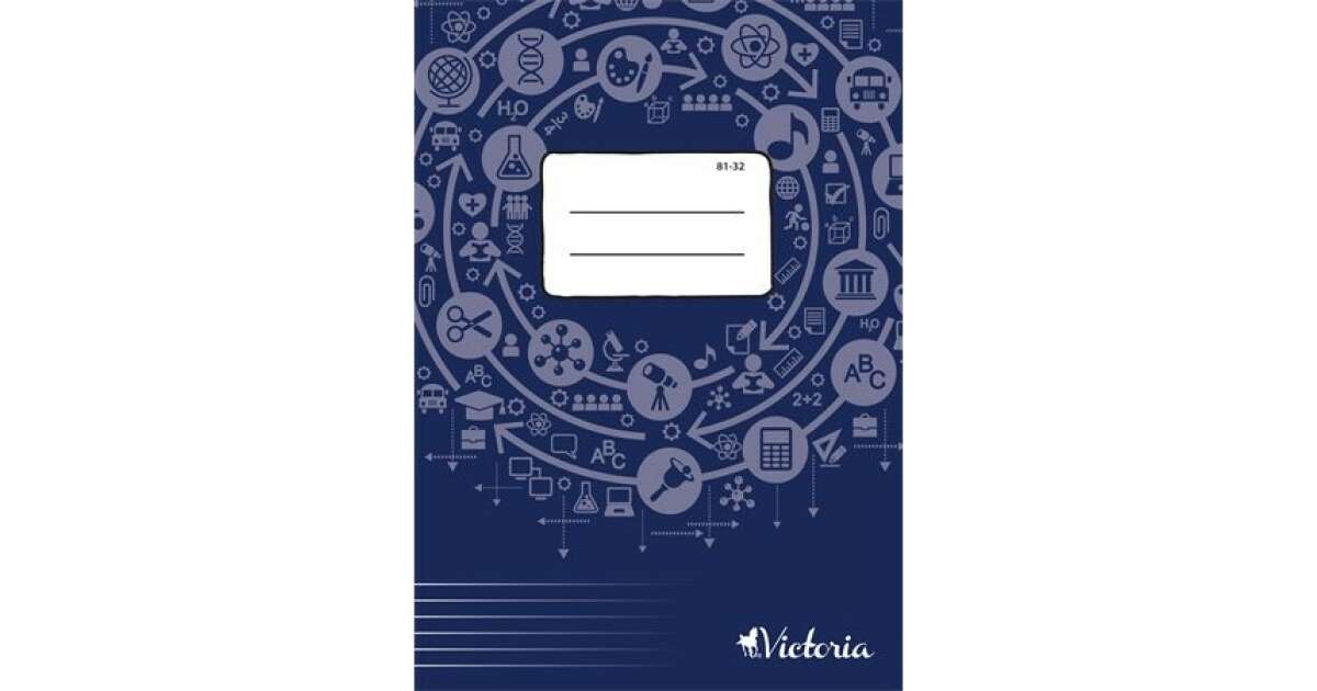 Victoria: caiet cu linii A4 - 81-32 | Pepita.com