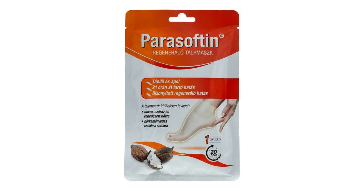 Parasoftin Regeneráló Talpmaszkk - 1 pár | Pepita.hu