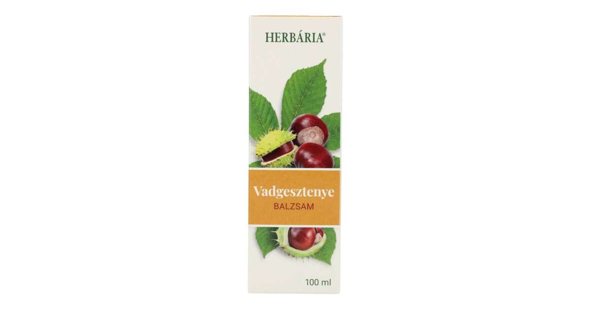 HERBÁRIA VADGESZTENYE BALZSAM 100ML | Pepita.hu