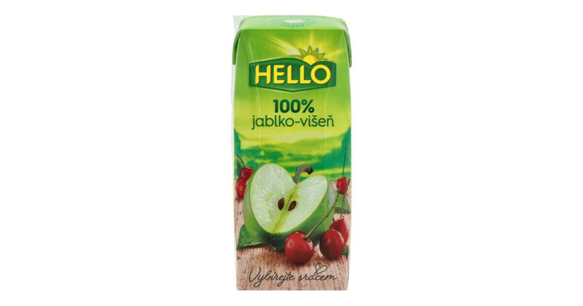 HELLO GYÜMÖLCSLÉ ALMA-MEGGY 250ML | Pepita.hu