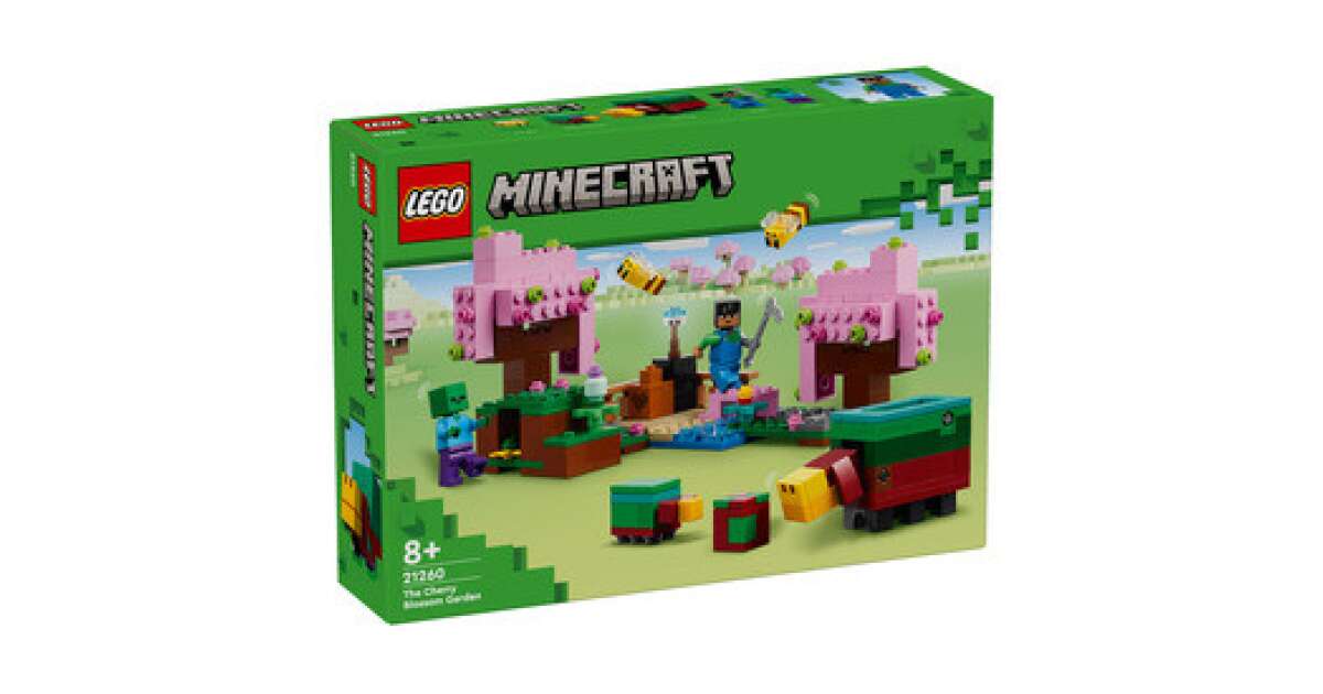 LEGO Minecraft 21260 A cseresznyevirágos kert | Pepita.hu