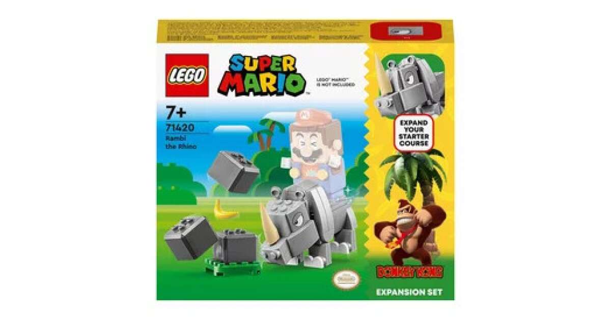 LEGO Super Mario 71420 Rambi az orrszarvú kieg. | Pepita.hu