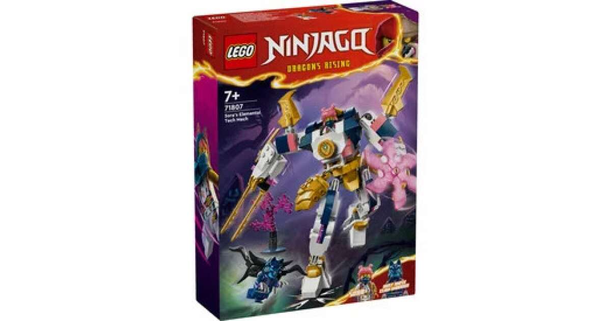 LEGO NINJAGO 71807 SORA ELEMI CSÚCSROBOTJA | Pepita.hu