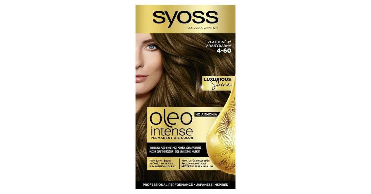 Syoss C. Oleo hajfesték 4-60 aranybarna | Pepita.hu