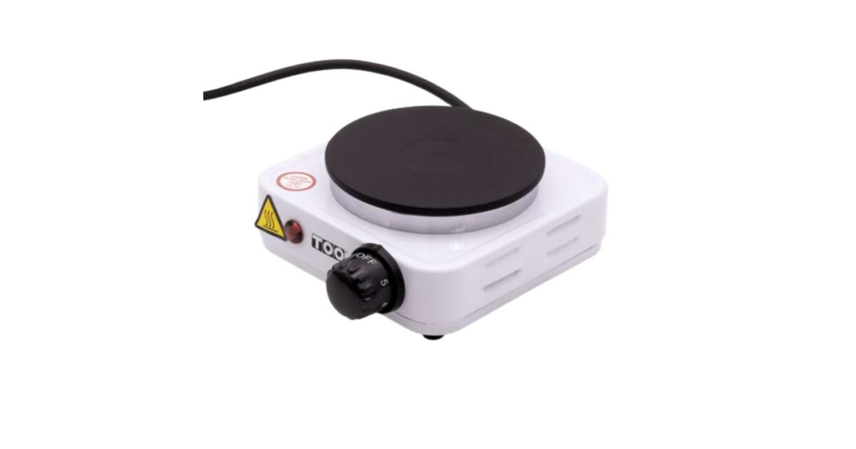 TOO SHP-094W-500W Hordozható elektromos főzőlap, 13,6 cm, 1 főzőzóna ...