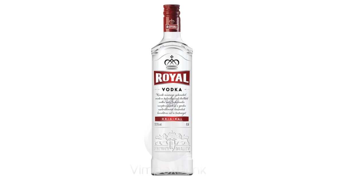 Royal Vodka Original 0,5l 37,5%-DRS | Pepita.hu