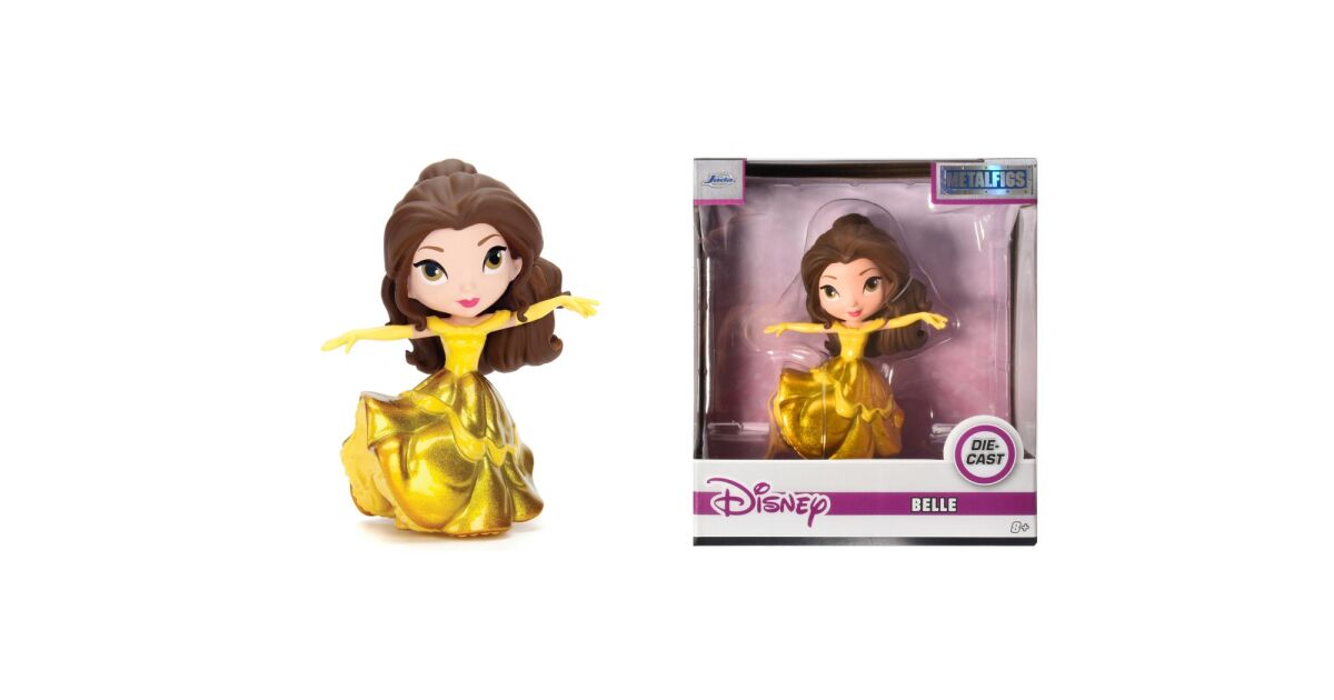 Jada Disney Księżniczka Belle Figurka Z Złotą Sukienką 10 cm | Pepita.com