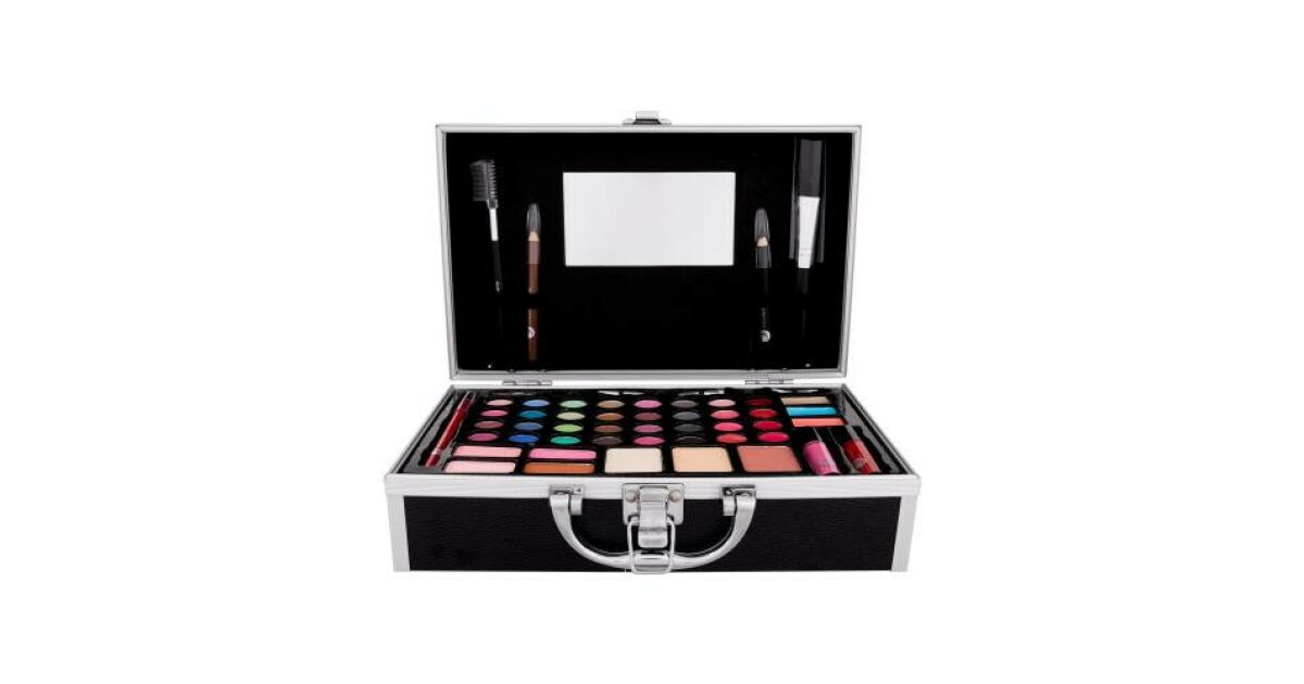 Trusa machiaj, 2K, From Amsterdam With Love, Geanta inclusa, Black ...