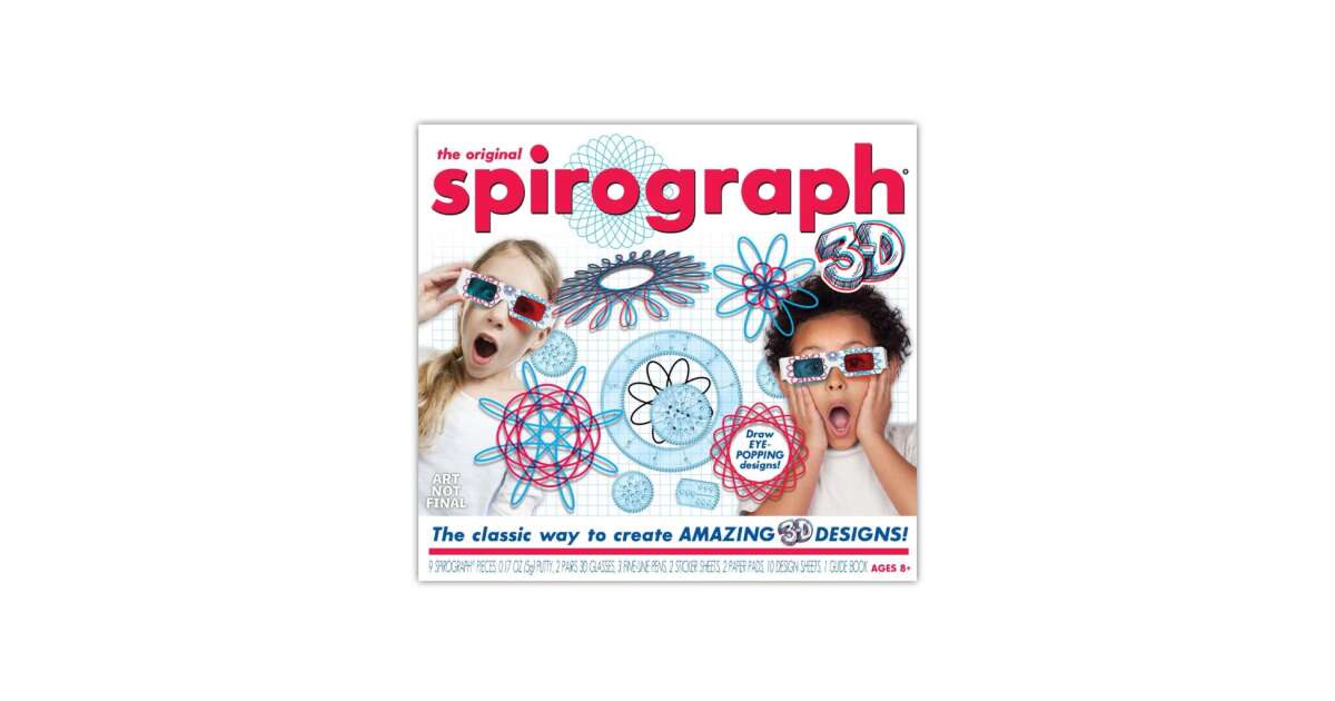 Spirograph 3D Rajzoló Szett - 3D-s Rajzok Készítése | Pepita.hu