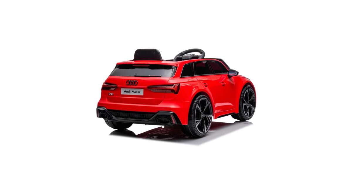 Elektromos autó Audi RS6 piros | Pepita.hu