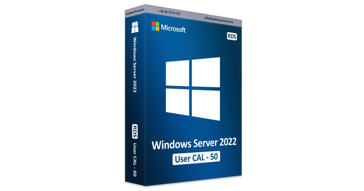 Windows Server 2022 User CAL (50) [RDS] | Pepita.hu