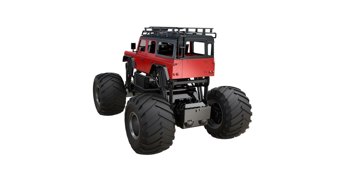 Remote control RC remote control car 1:8 Double Eagle (red) Land Rover ...