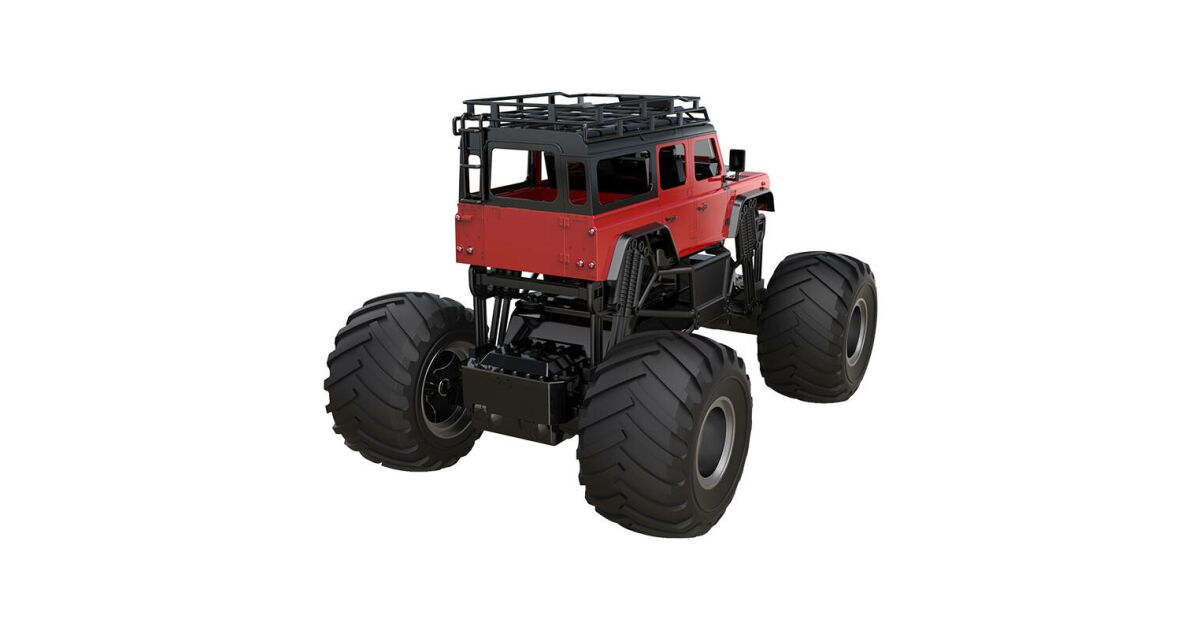 Remote control RC remote control car 1:8 Double Eagle (red) Land Rover ...