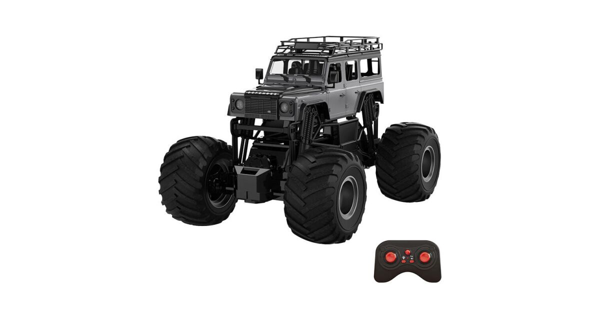 Remote-controlled RC remote control car 1:8 Double Eagle (grey) Land ...