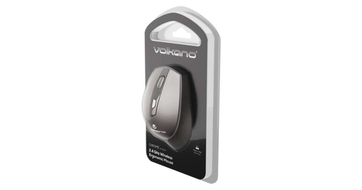 Volkano Chrome Series Wireless Mouse | Pepita.com