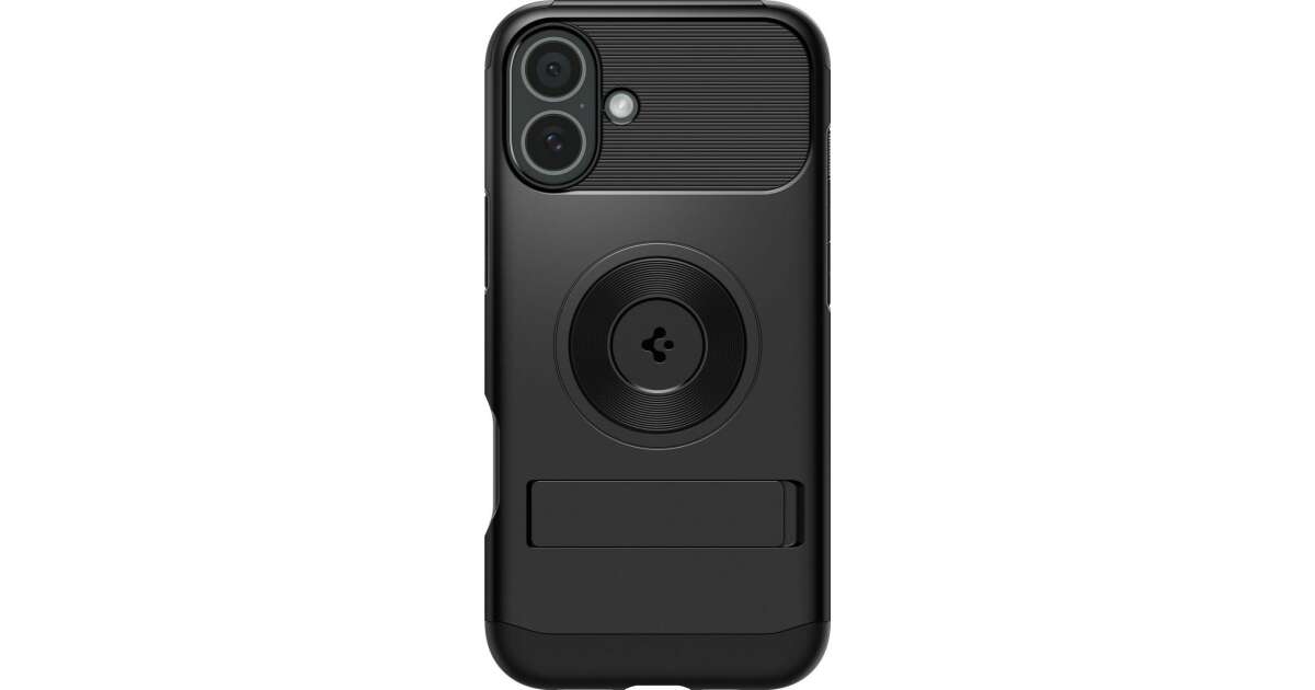 Spigen Slim Armor Mag Magsafe iPhone 16 Telefon tok - Fekete | Pepita.hu