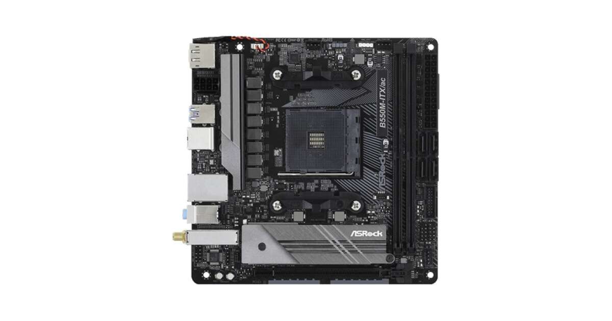 Asrock B550M-ITX/ac AMD B550 AM4 foglalat mini ITX | Pepita.hu