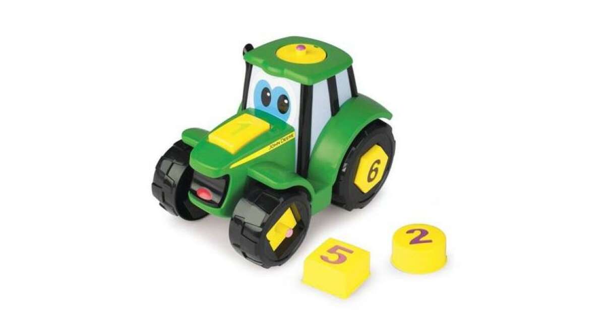 Johnny Tractor cu elemente de turnare - Tomy | Pepita.com