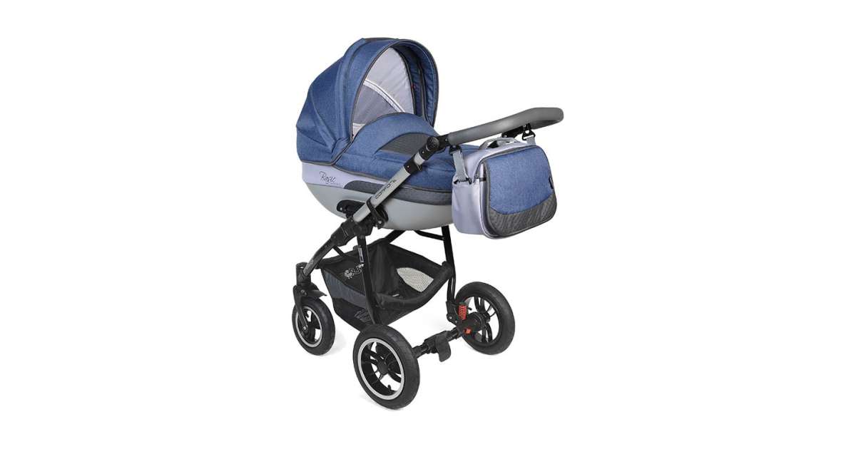 Dorjan Basic Comfort Leather VIP 3in1 multifunkciós Babakocsi #kék ...