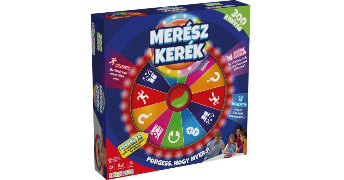 Zanzoon Merészkerék Interaktív Társasjáték | Pepita.hu