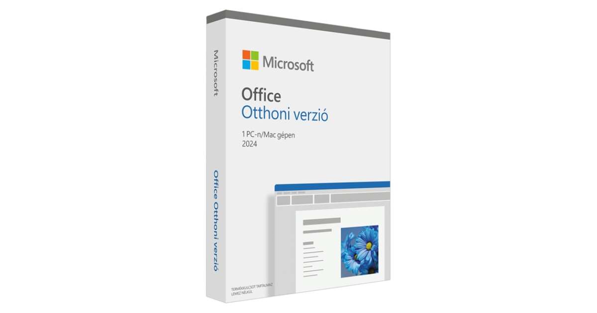 Microsoft office home 2024 hungarian eurozone medialess EP2-06854 ...